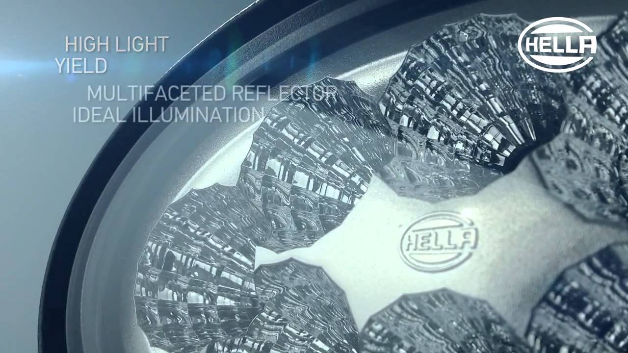 HELLA προβολείς εργασίας - Oval 100 LED - YouTube