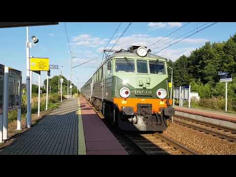 EP07 Pociąg IC HALNY relacji Zakopane-Bydgoszcz Główna szybki przelot przez Czarnolesie - YouTube