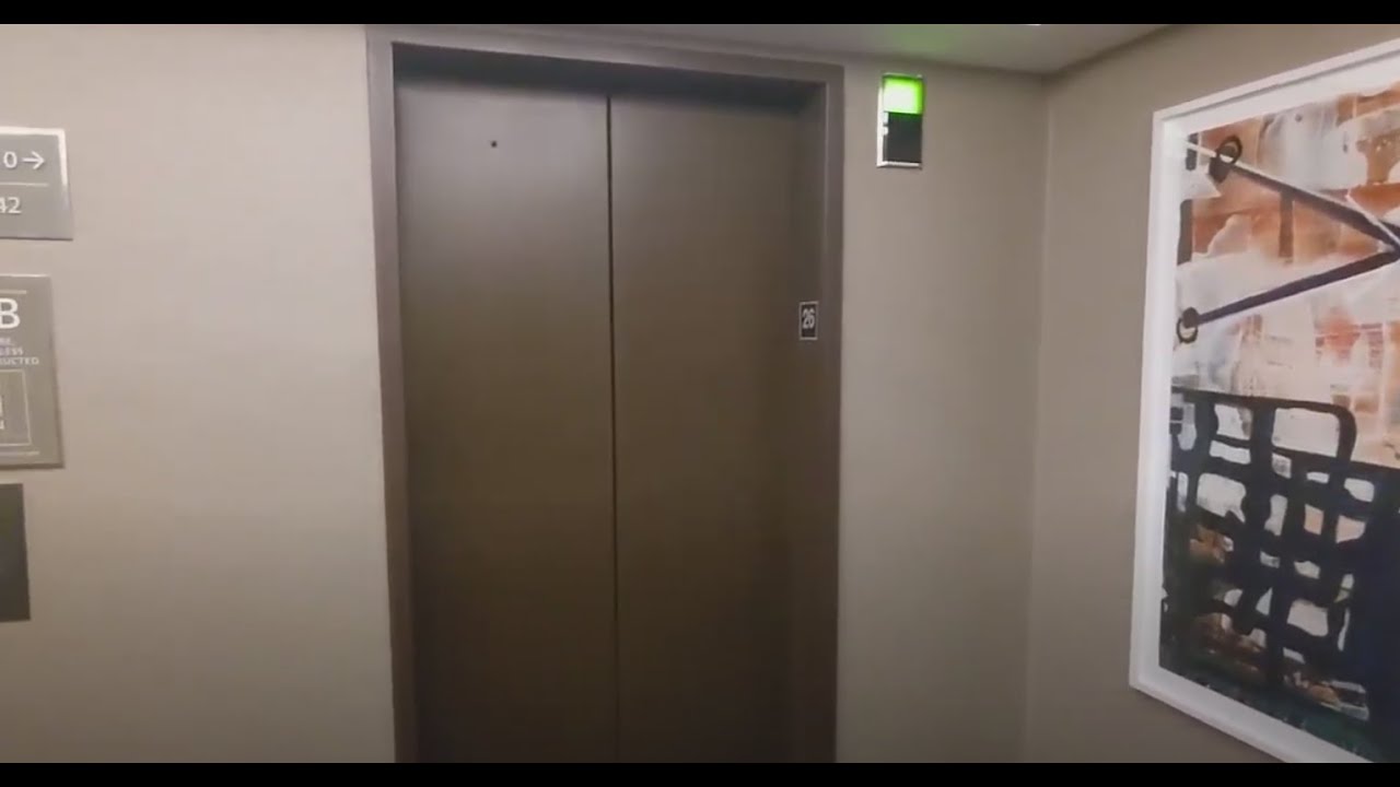 New York Westin Times square Otis elevators (high zone) - YouTube