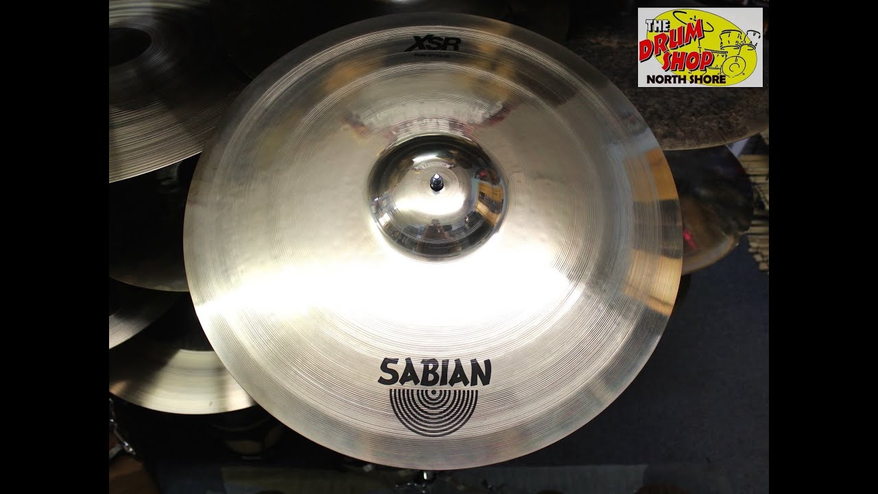 Sabian XSR Ride 21'' - The Drum Shop North Shore - YouTube