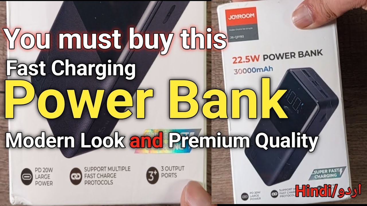 Best Power Bank | 30000mah Power Bank | Joyroom | Fast Charging Power ...
