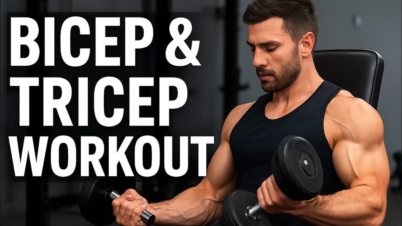 Bycep & Tricep Workout Video 🔥🔥🔥🔥 - YouTube