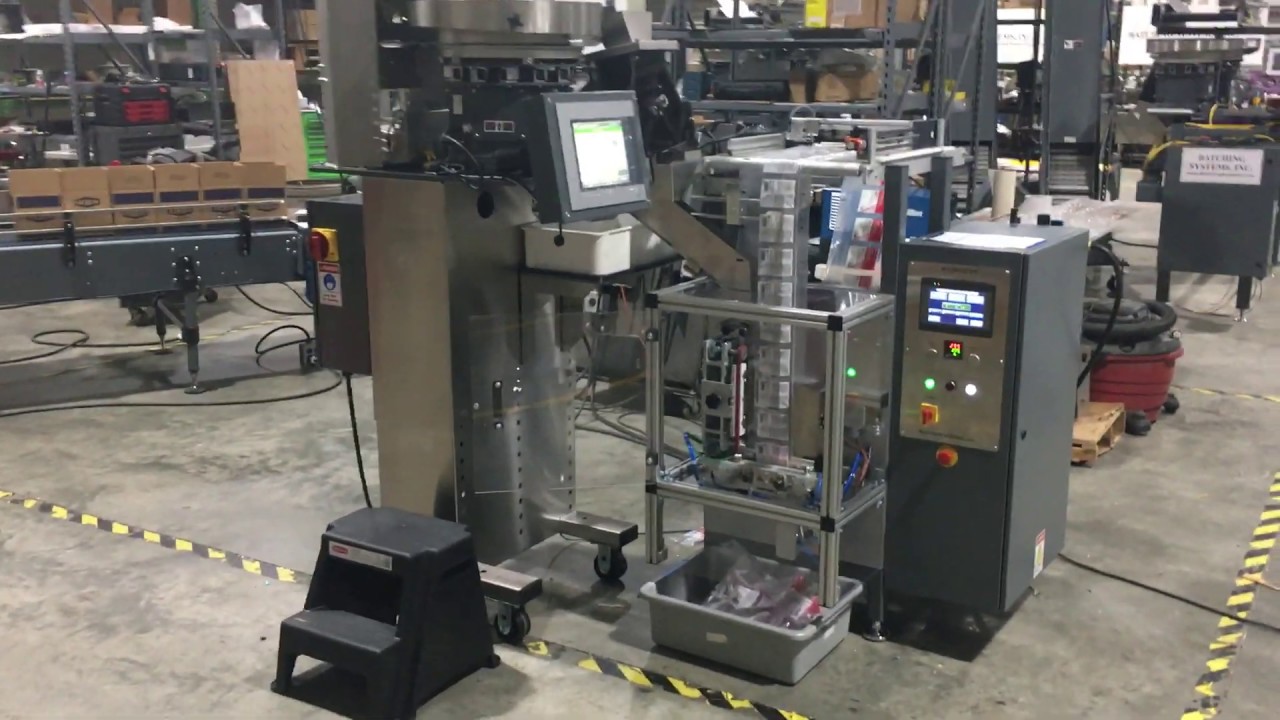 C-109 Zip lock Bagger with BMIV 5 gate counter - YouTube