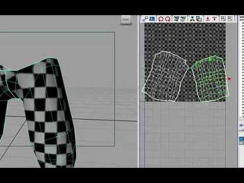Uv Mapping in Maya Part 3: Legs - YouTube