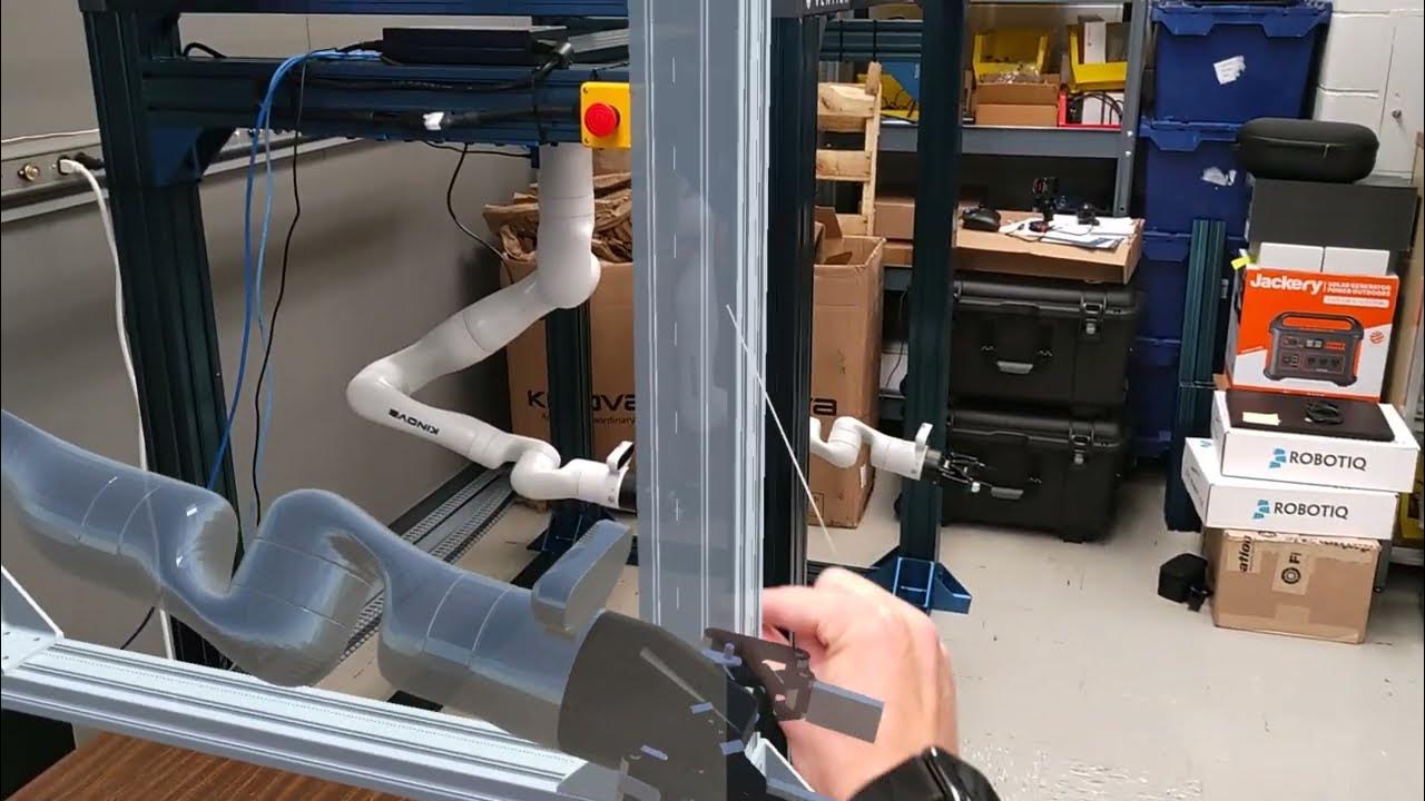 Augmented Reality Remote Operation of Dual Arm Manipulator - YouTube