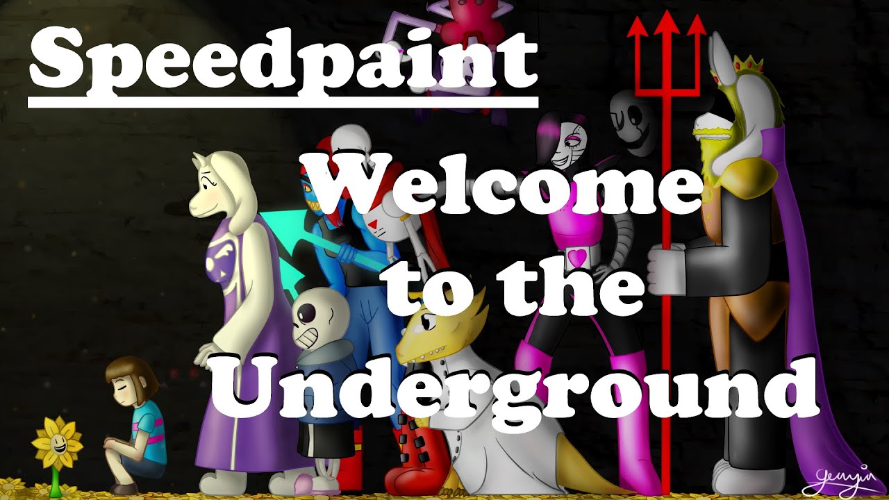 [Speedpaint] [Undertale] Welcome to the Underground! - YouTube