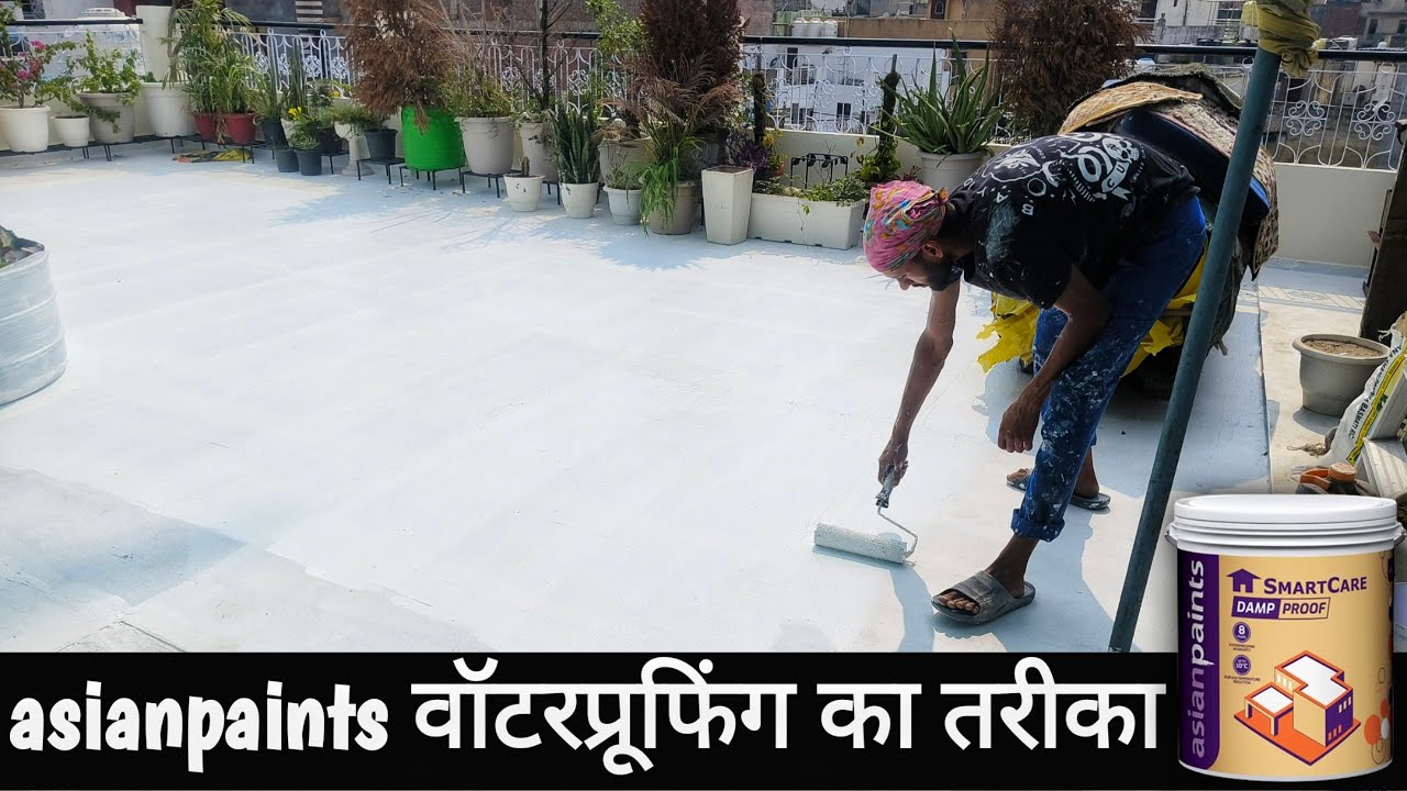 Damp Proof Waterproofing on Terrace | Roof Waterproofing | Asian Paints ...