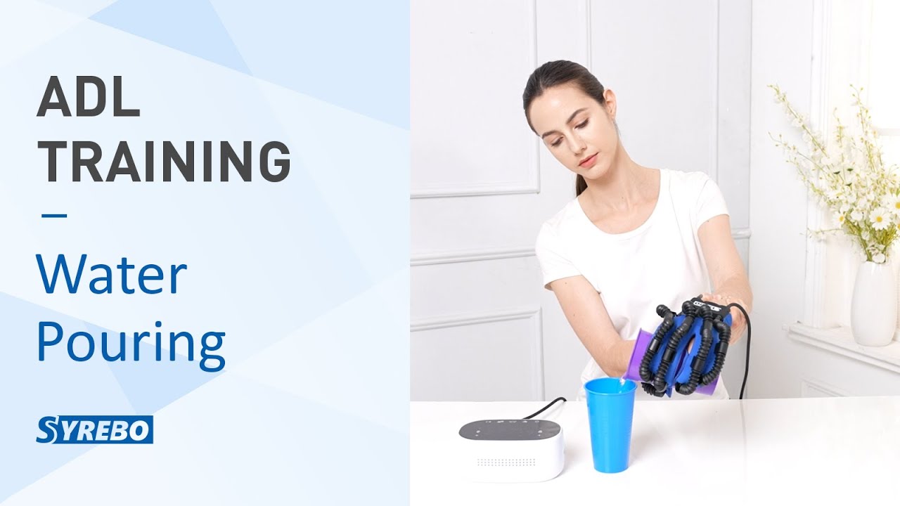 Water Pouring Exercises with SYREBO® Soft Robotic Hand Rehabilitation ...