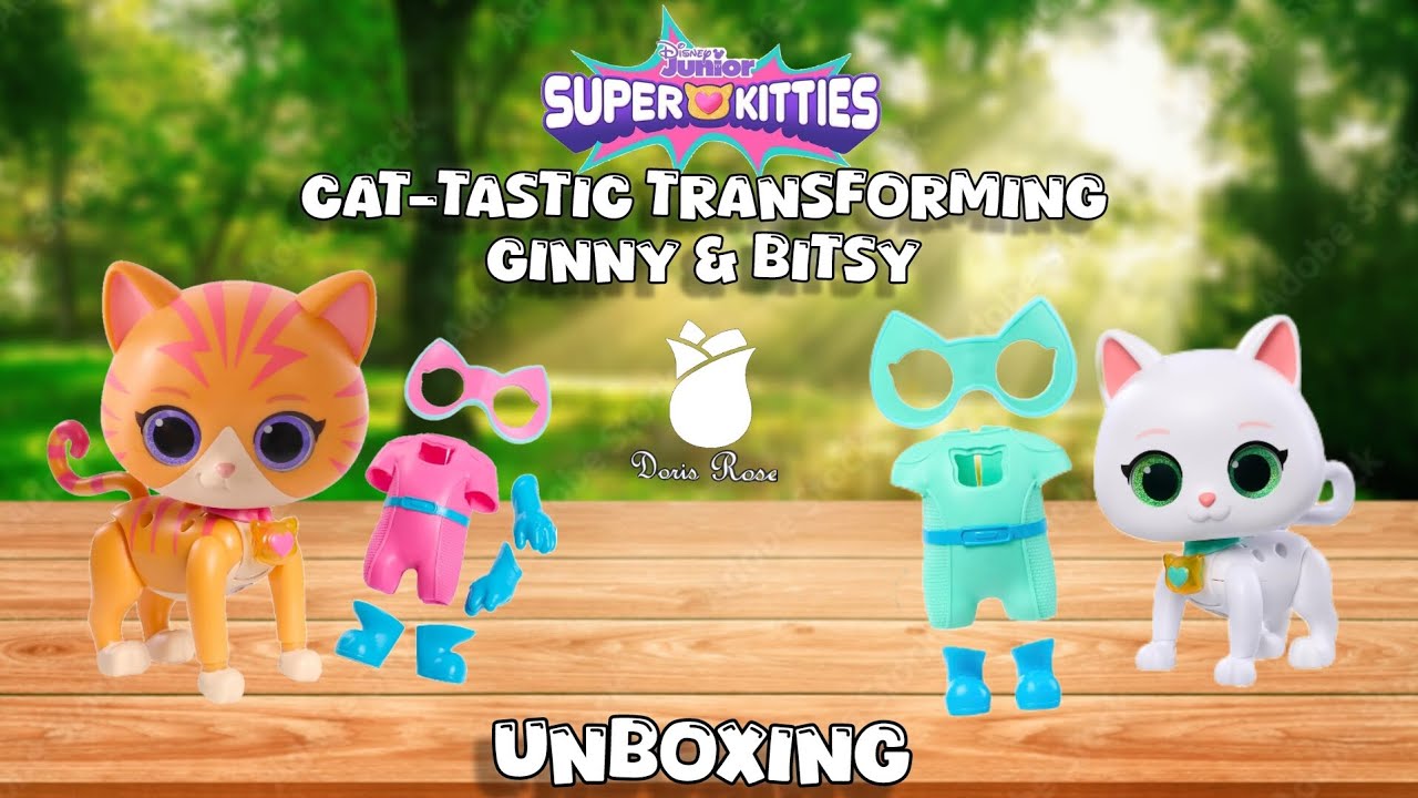 Super Kitties | Transforming Ginny & Bitsy Unboxing with Doris-Rose - YouTube