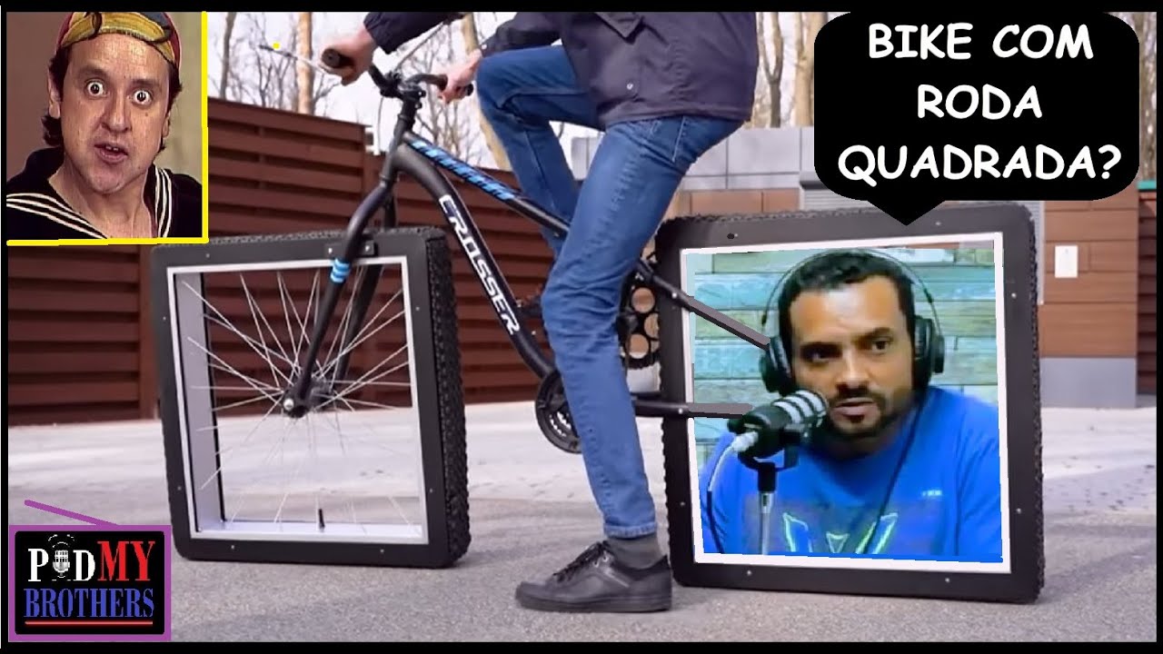 BIKE COM RODAS QUADRADAS...SERÁ QUE PEGA? - YouTube