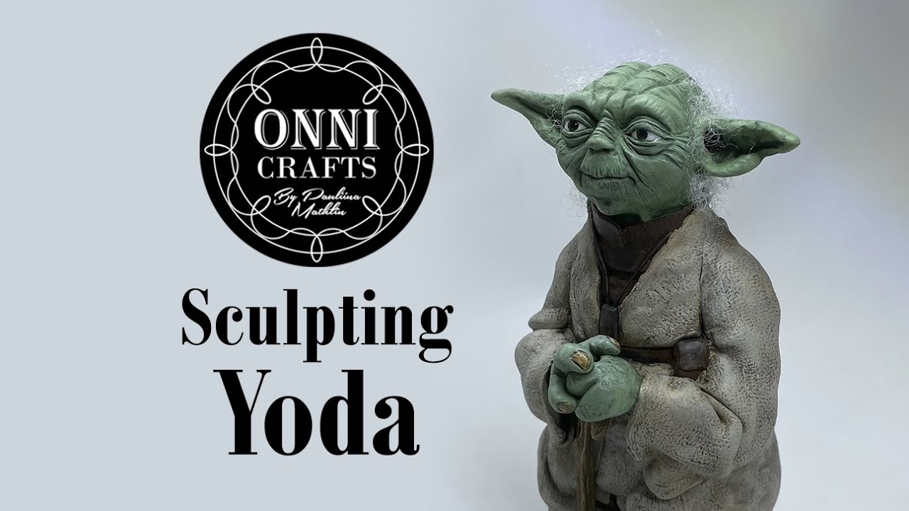 Sculpting Yoda from Star Wars // Polymer Clay Sculpture - YouTube