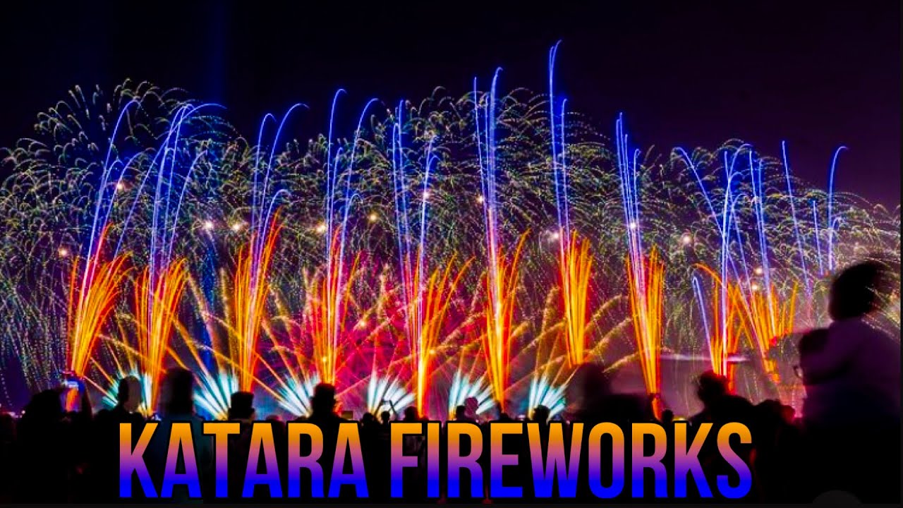Best fireworks in qatar lusail boulevard - YouTube