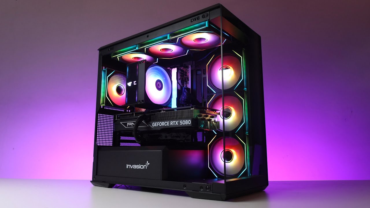 Invasion T-1000 PC case - affordable quality, spacious too! - YouTube