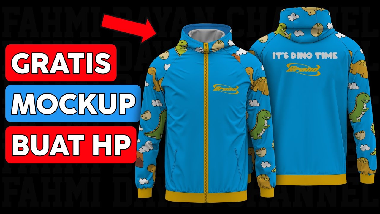 Jaket parasut keren | Cara bikin desain jaket di HP - YouTube