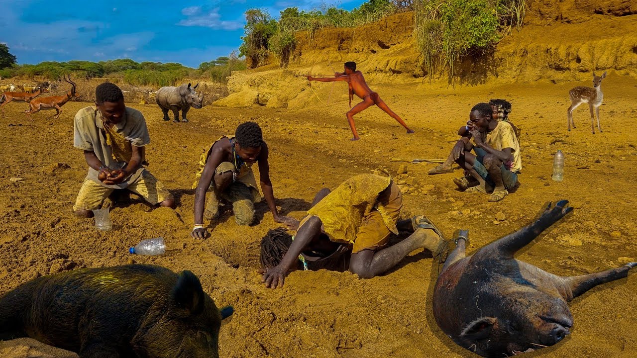 Where does The Hadzabe Tribe Get Water for Bathing And Drinking|Life Of ...