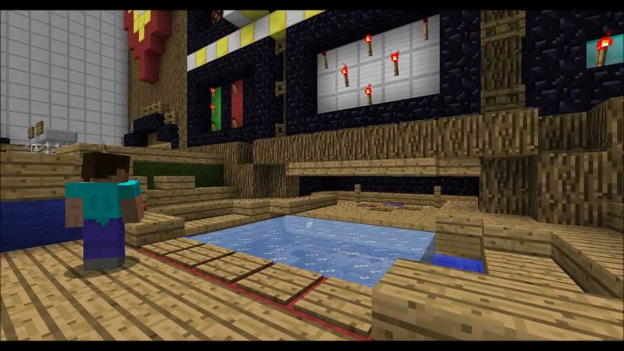 Bolera en Minecraft - Minecraft Bowling (Redstone Minigame) - YouTube