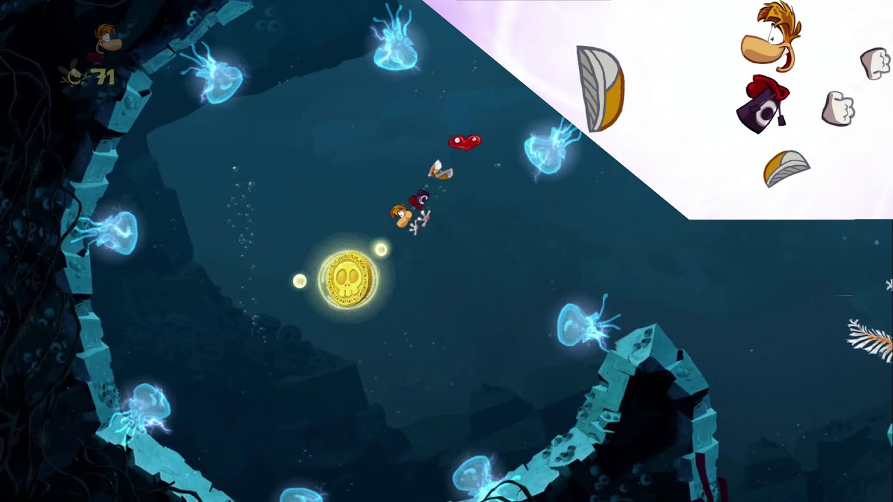 -23- Fauler Fisch : RAYMAN ORIGINS 100% - YouTube