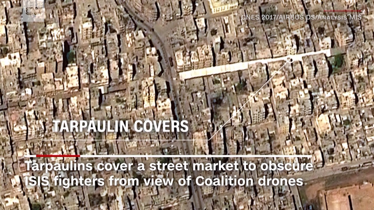 Satellite images show Isis 'capital' Raqqa - YouTube