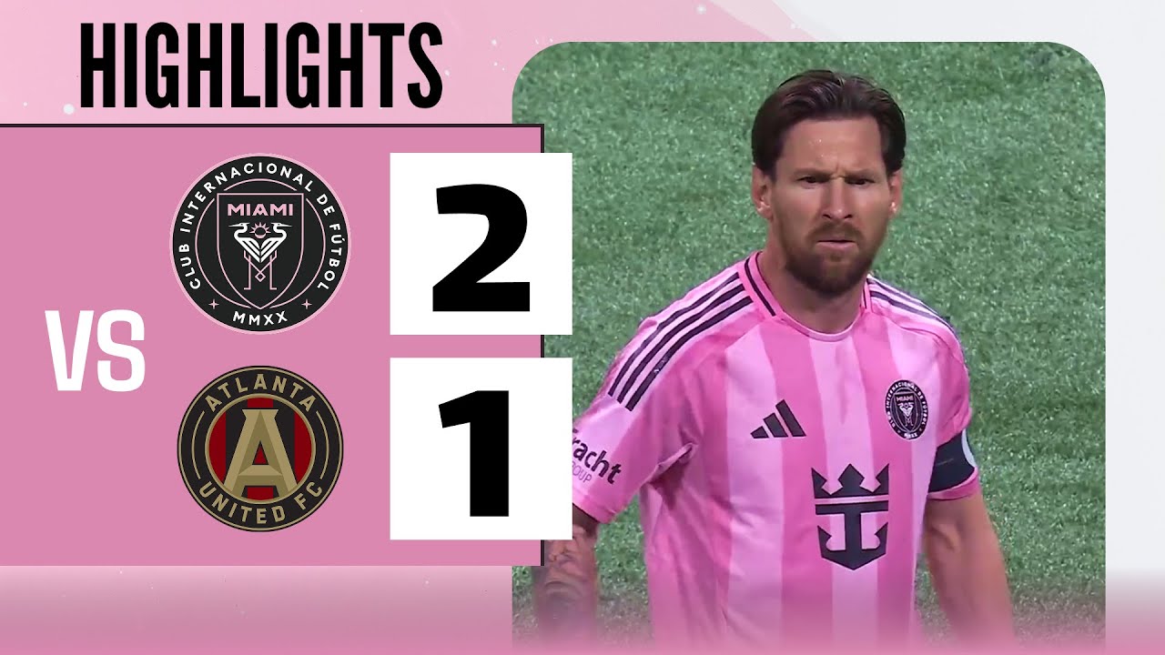 Messi Stuns with Magical Chip GOAL ⚽️ Inter Miami 2-1 Atlanta United ...
