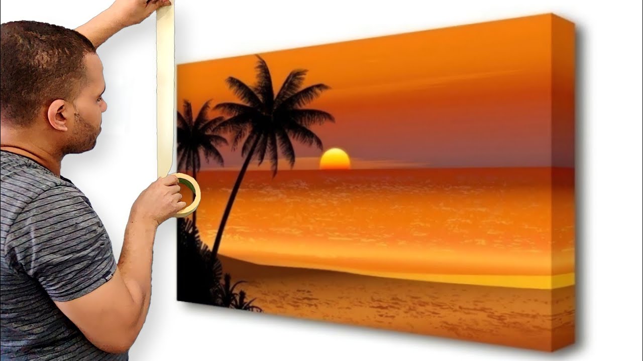 How to draw a 3D painting in an amazing style - YouTube