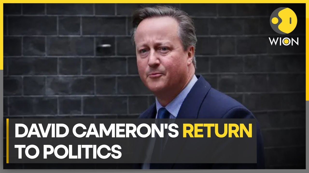 UK: PM Rishi Sunak welcomes David Cameron in his speech as cabinet ...