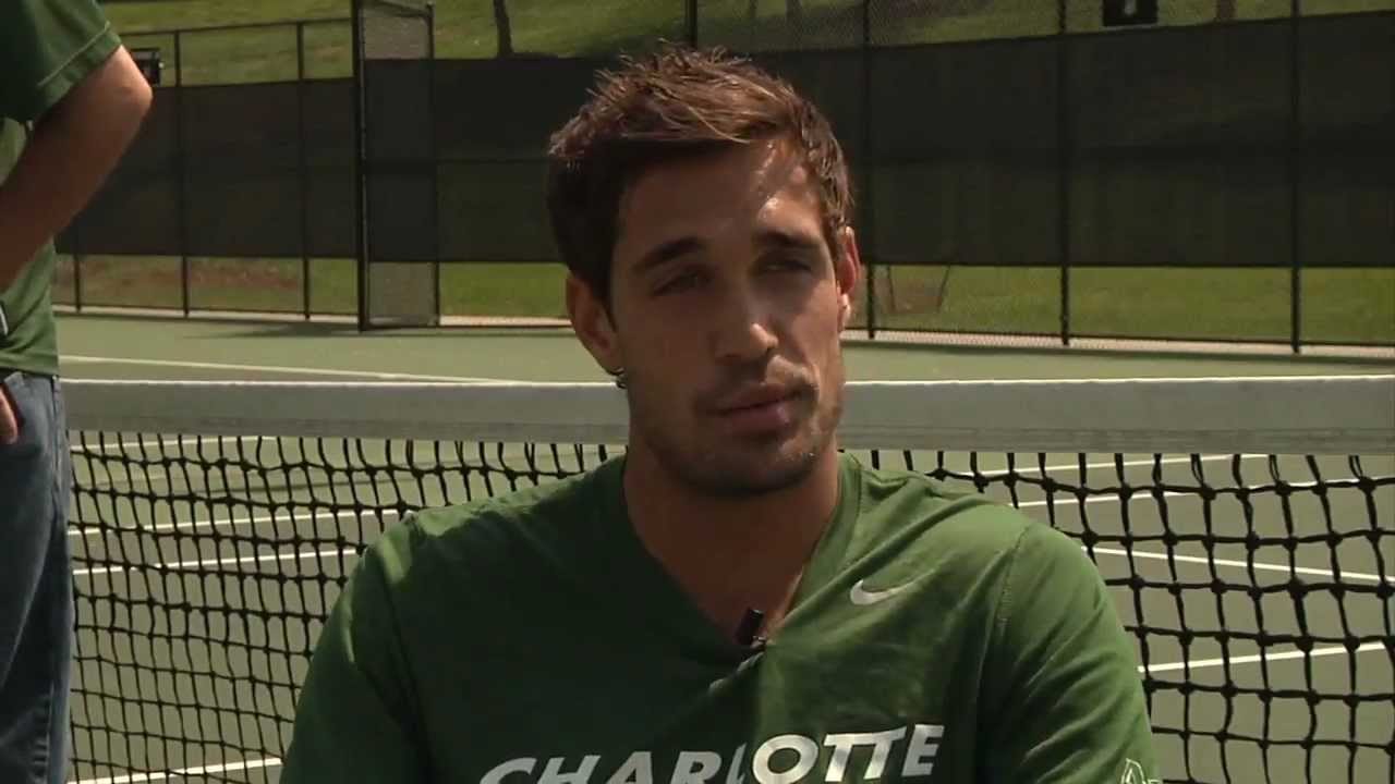 Charlotte 49ers Men's Tennis Anthony Davison Interview - YouTube
