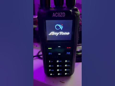 Anytone 878 Scan on Startup - YouTube
