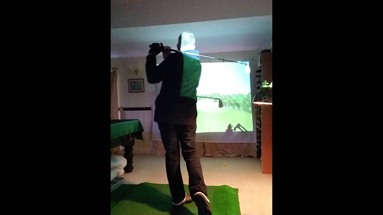 My Optishot 2 home set-up - YouTube