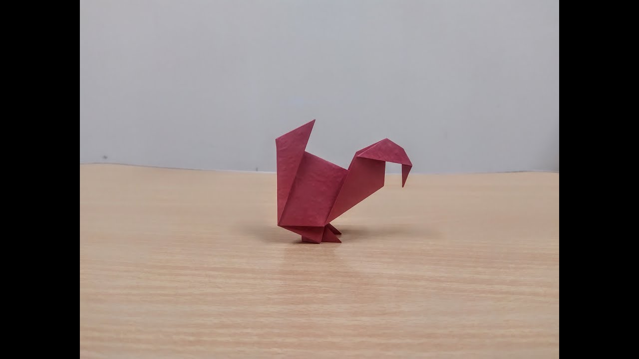 Origami Turkey Step By Step - How To Make Origami Turkey Easy - YouTube