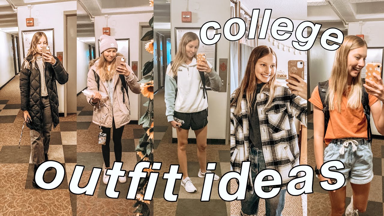 COLLEGE OUTFIT IDEAS!! | what I wear as a college freshman - YouTube