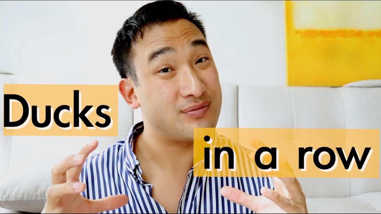 Ducks in a row - English meaning - YouTube