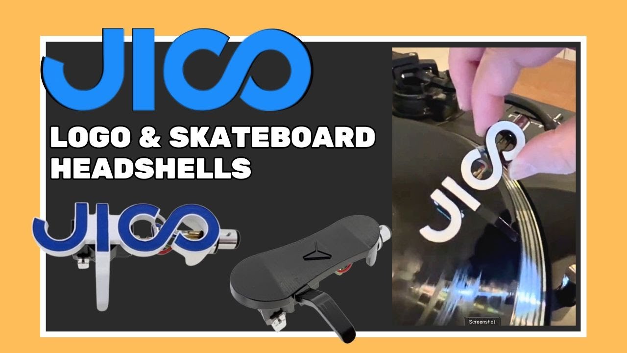 JICO CUSTOM SHOP LOGO & SKATEBOARD HEADSHELLS - YouTube