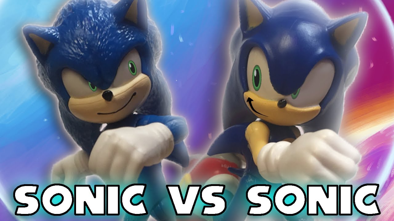 Sonic VS Movie Sonic Animation (Scrapped Sonic Stop Motion) - YouTube