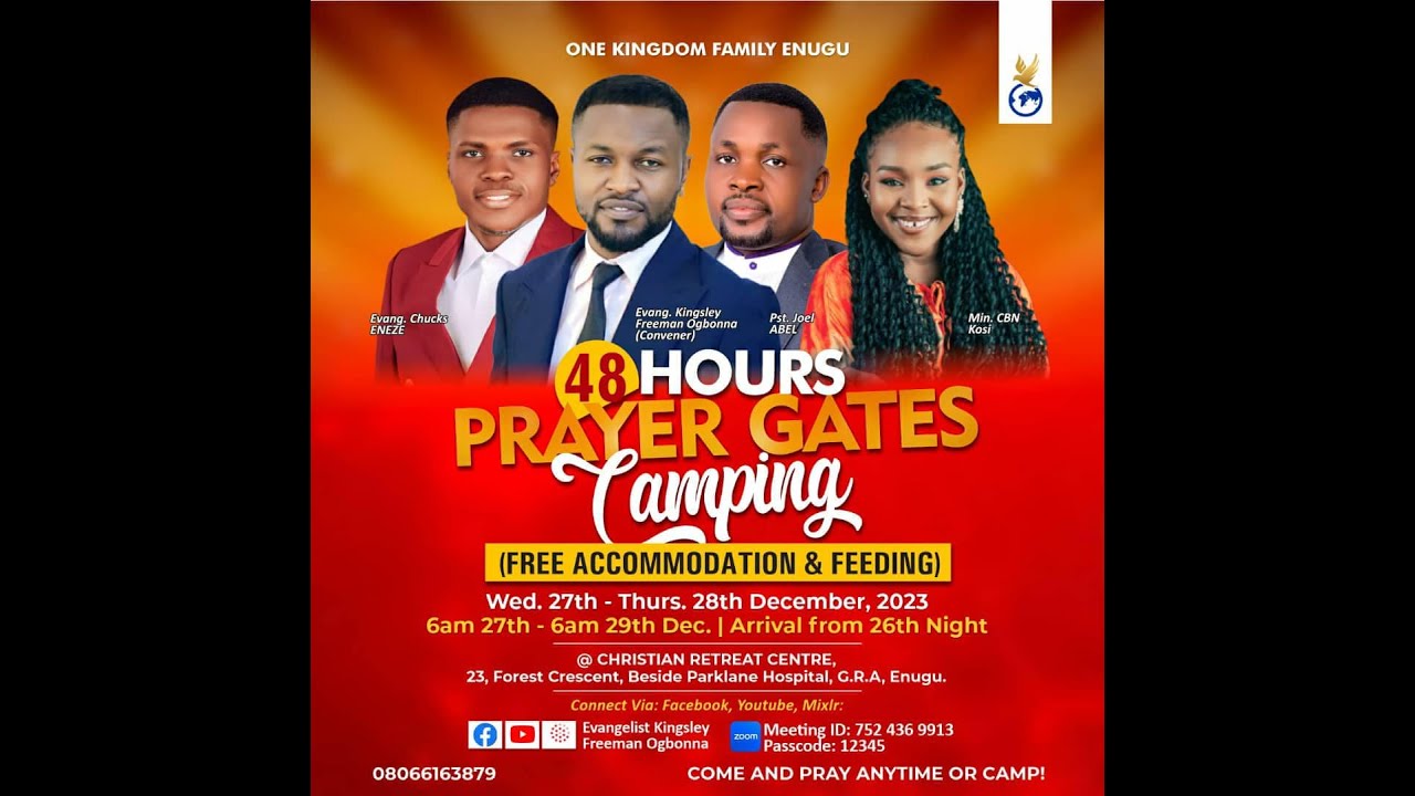 SESSION 5 OF 48HOURS PRAYER GATES CONFERENCE - YouTube