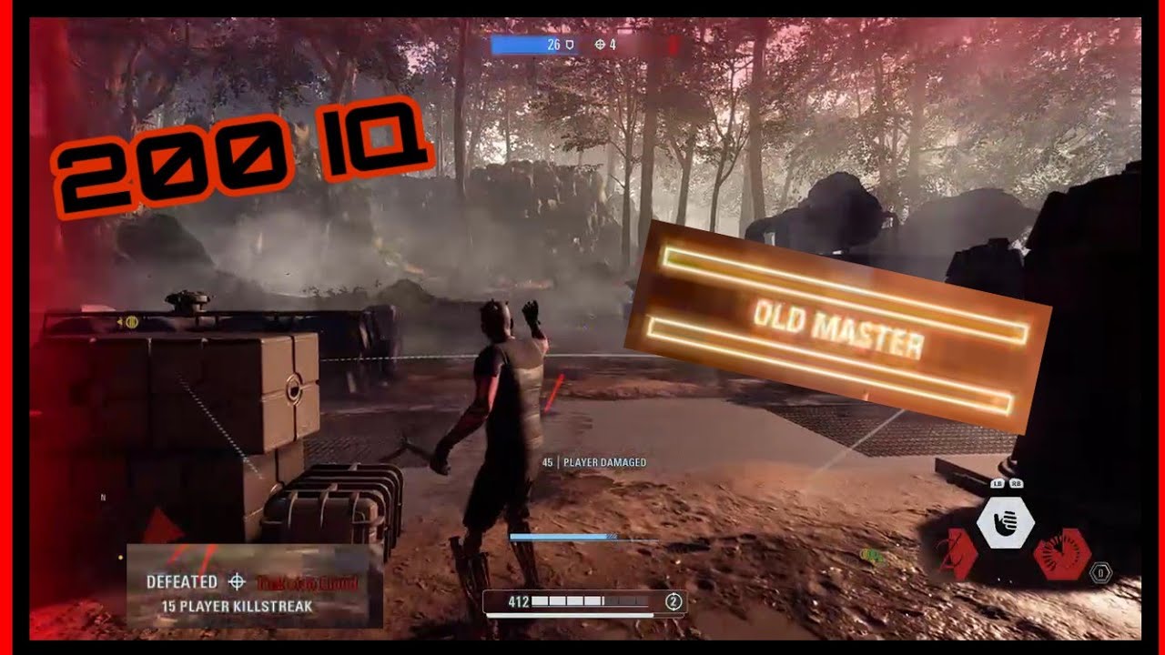 Nonstop action Old Master Darth Maul Gameplay! - Star Wars Battlefront ...