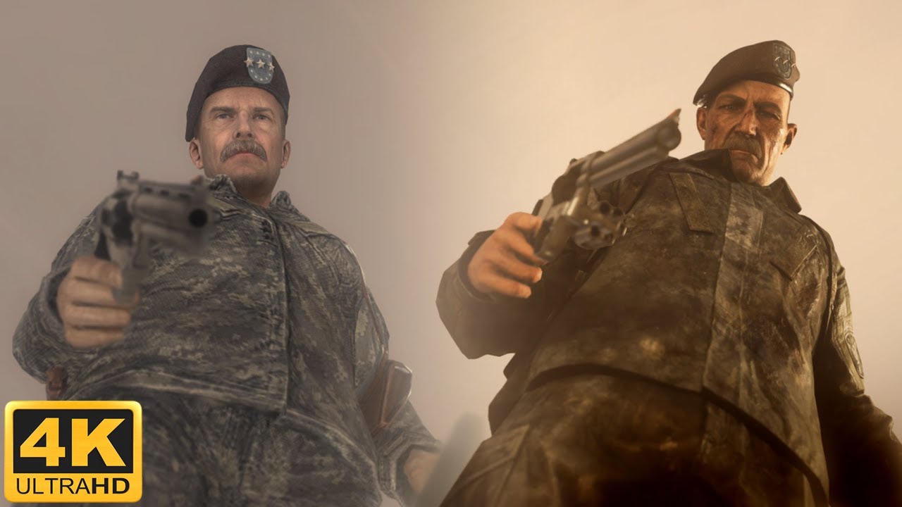 Call of Duty: MW2 ENDING Original VS Remastered 4K - Side by Side ...
