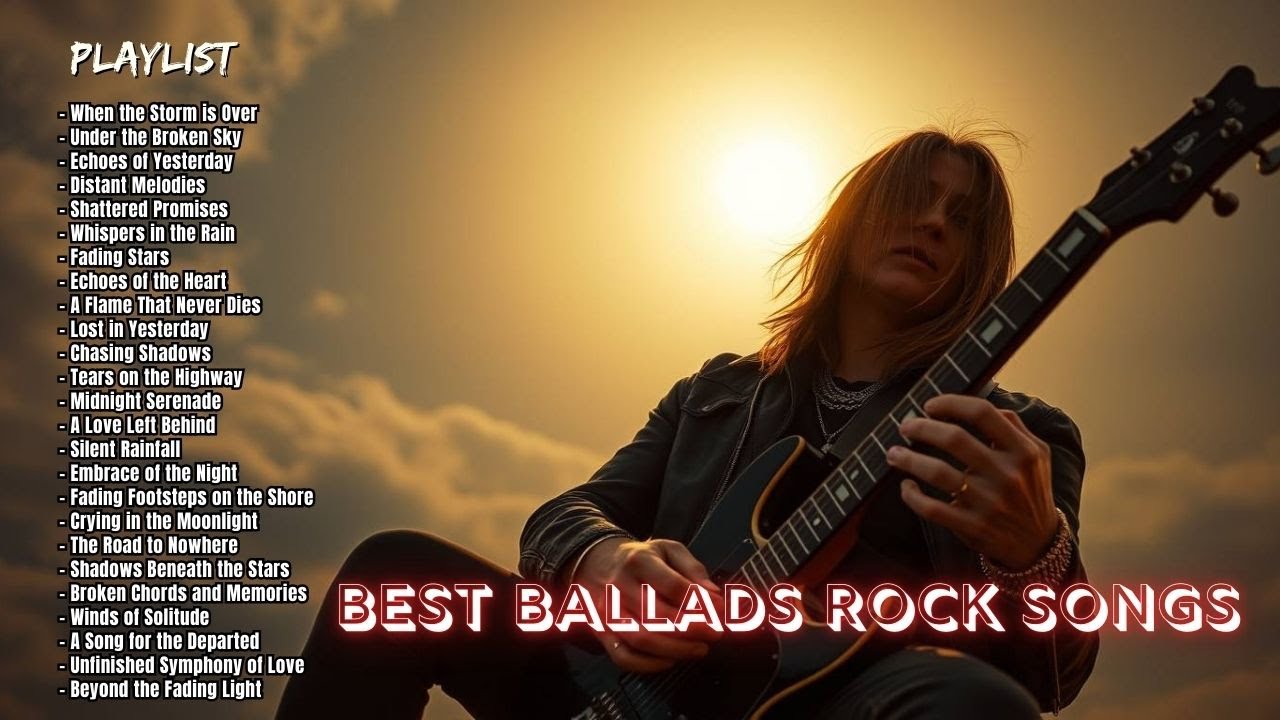 BEST ROCK BALLADS 2025 | Playlist : Emotional Slow Rock - Rock Ballads ...