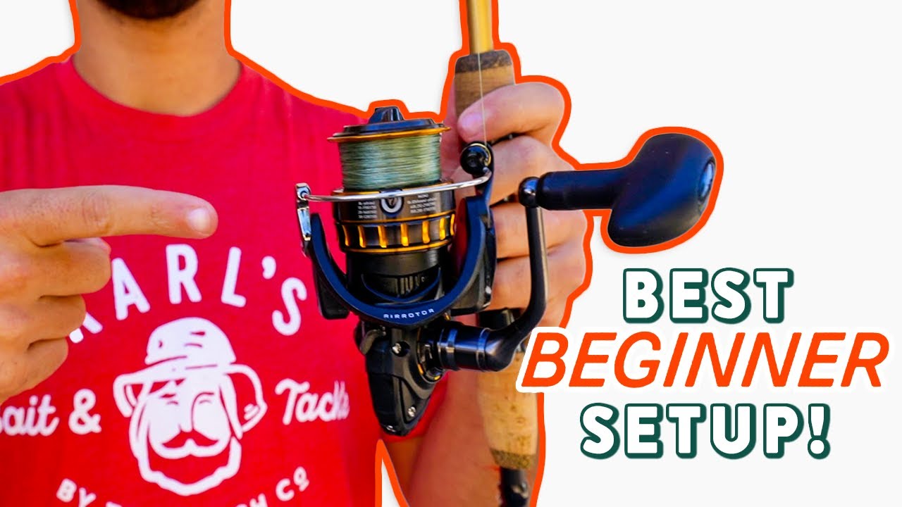 The BEST Rod & Reel Setup To Get Started Bass Fishing!! - YouTube