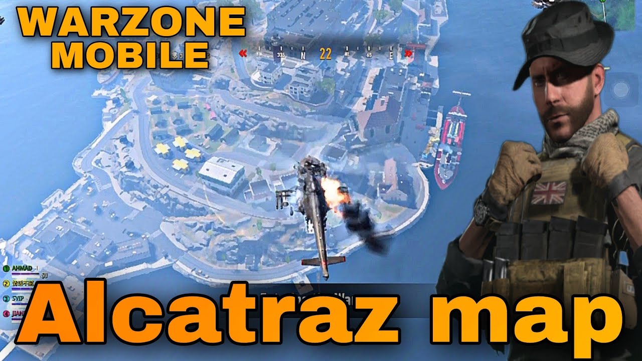 warzone mobile new map ALCATRAZ 🤯 gameplay iphone 15 pro (60 fps 120 ...