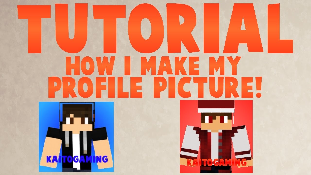 How I Make My Profile Picture (Tutorial) - YouTube