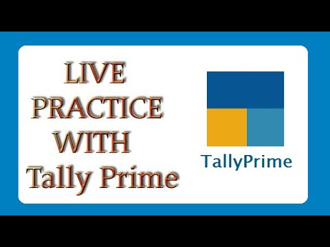 Tally prime Practice Entry Live Stream,,tally prime ledger and voucher ...