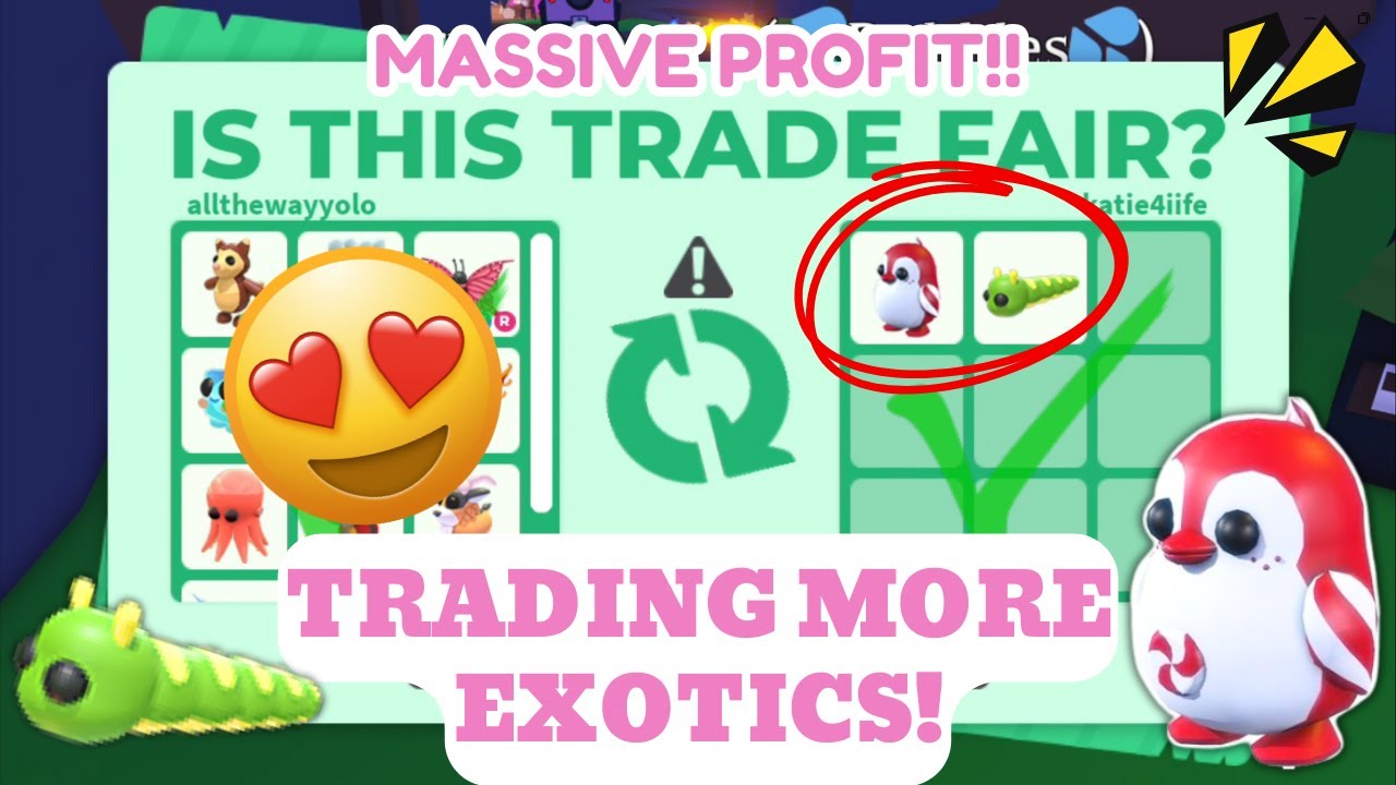 🔥10 Minutes of Trading more EXOTICS!🔥 || Adopt Me - YouTube