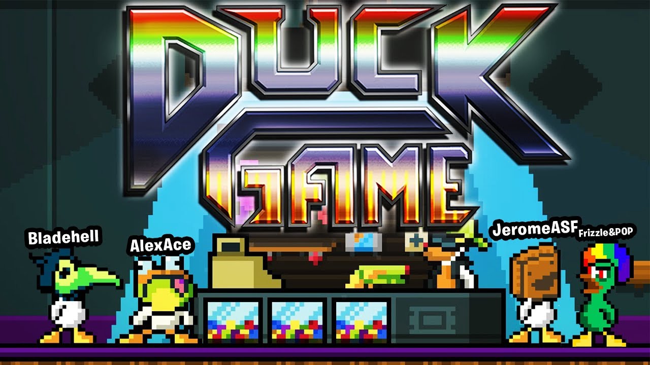 THIS IS DUCK CHAOS! | Duck Game Ft. JeromeASF, Frizzle&POP, Blade - YouTube