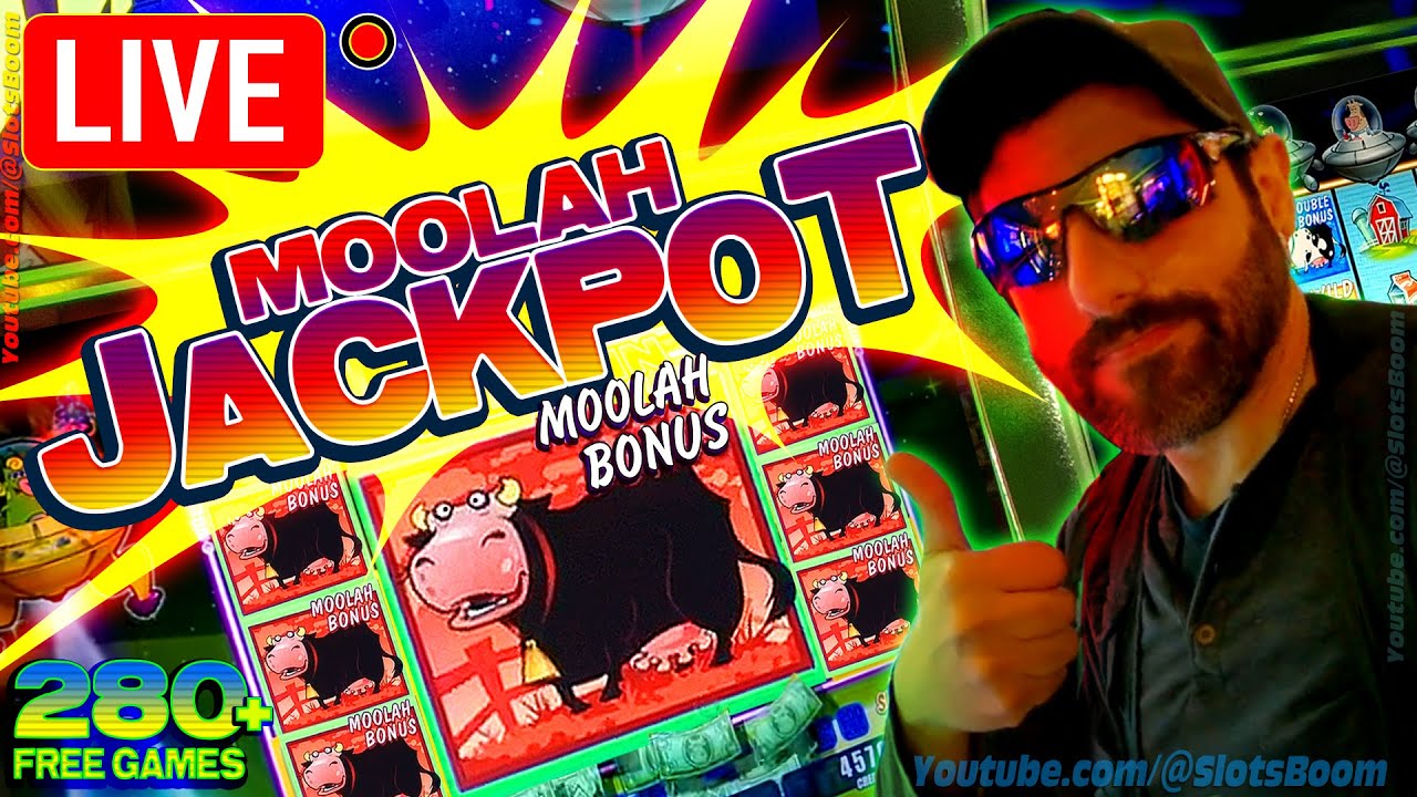 JACKPOT LIVE!!! 200 FREE GAMES HANDPAY! MOOLAH BONUS INVADERS ATTACK ...