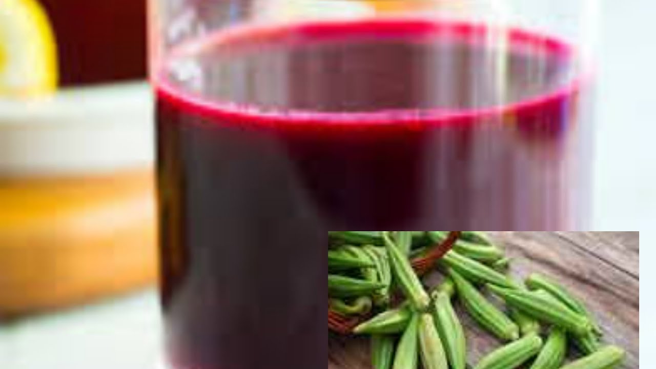 Drink Okra mixed with beetroot juice for surprising benefits.#okra # ...
