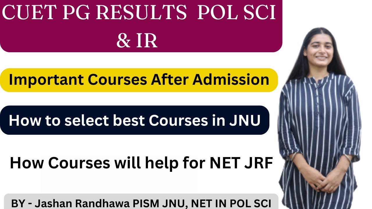 How can we select best course after selection | MA POL SCI, PISM, IRAM ...