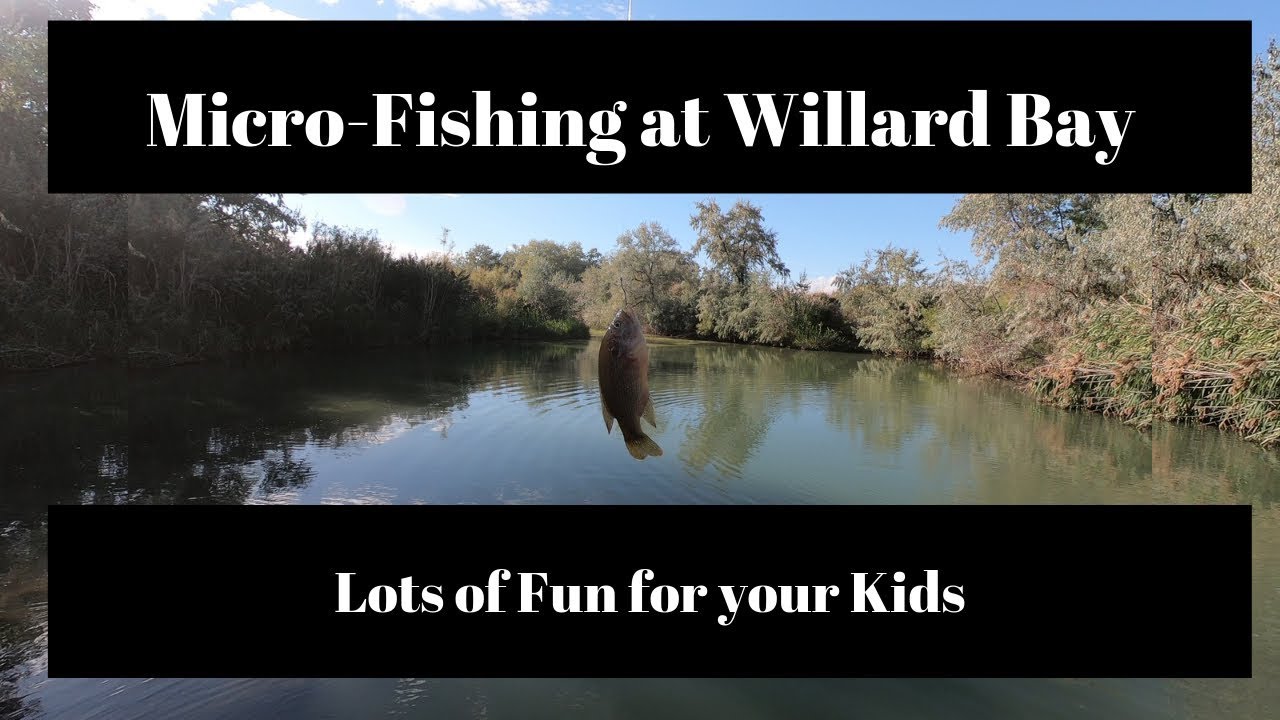 Micro-Fishing for Panfish at Willard Bay, Utah - YouTube