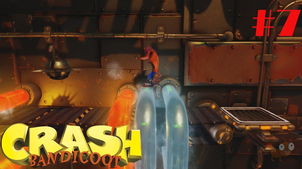 Crash Bandicoot Remastered Walkthrough (PS4) - Part 7 Heavy Machinery ...