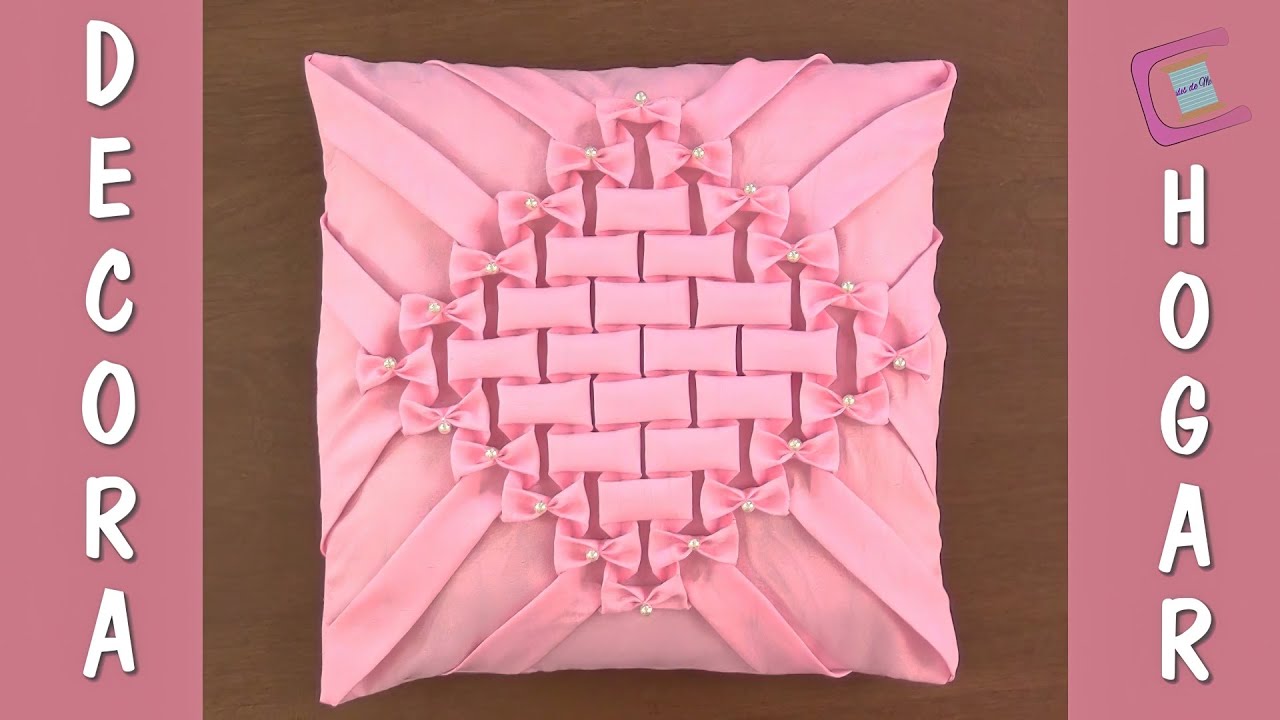 🌸🌸Cojín Drapeado Ladrillo Diamante🌸🌸 Almofada Capitone-Smocking Cushion ...