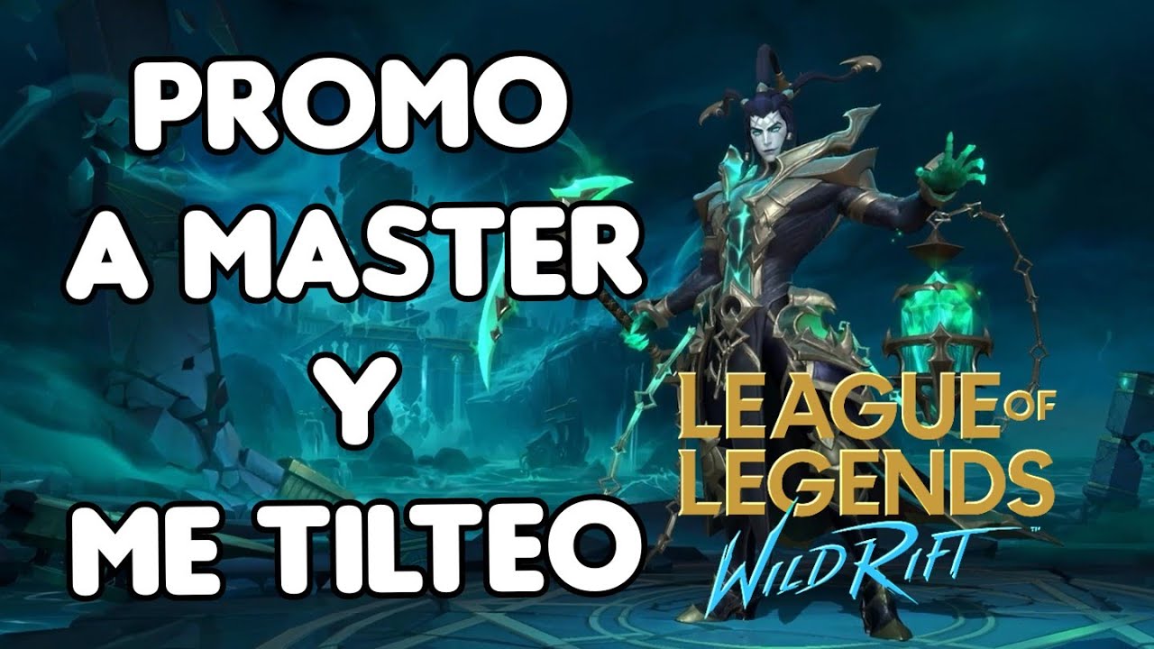 Que promoción más tensa! - promo master S6 thresh - WILD RIFT - LOL ...